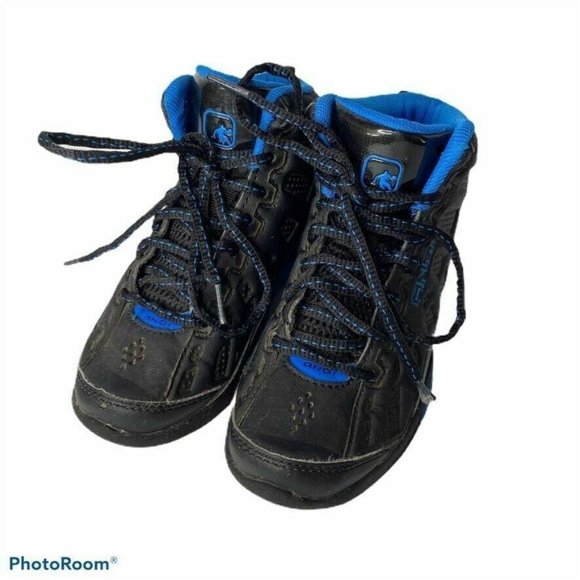 And1 | Shoes | And Boys Basketball Shoes 12 Black Blue High Top ...